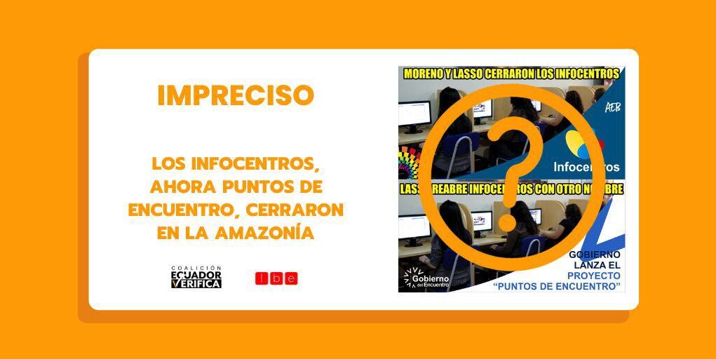 Los Infocentros, ahora Puntos de Encuentro, cerraron en la Amazonía ...